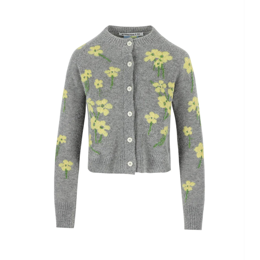 Nona Cardigan in Yellow Buttercups – Misia